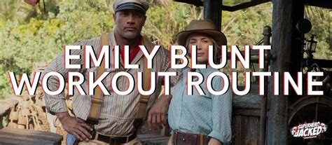 Emily Blunt Workout And Diet Plan Updated Mary Poppins Meets Sicario
