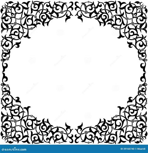 Oriental Ornament Pattern Stock Vector Illustration Of Elegance 39160740
