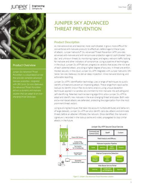 Juniper Sky Advanced Threat Prevention 1566462191 Pdf Malware Antivirus Software