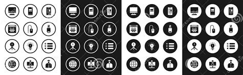 Set Online Book On Mobile Computer Mouse Browser Window Monitor Screen Usb Flash Drive