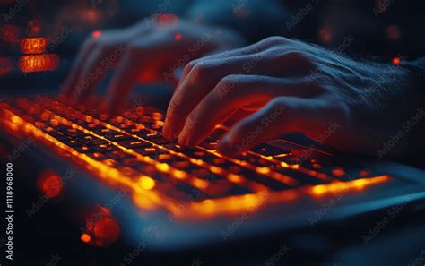 Caution Warning Sign Indicates Potential Error Danger In Digital Technology System With