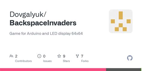 Github Dovgalyuk Backspaceinvaders Game For Arduino And Led Display X