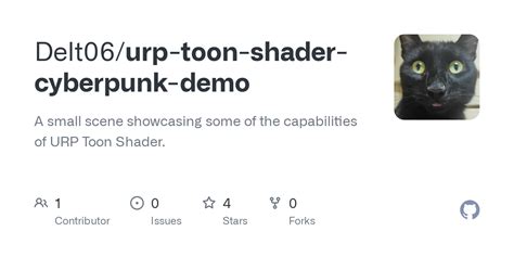 Github Delt Urp Toon Shader Cyberpunk Demo A Small Scene