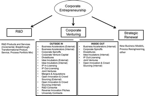 Corporate Entrepreneurship Model Download Scientific Diagram