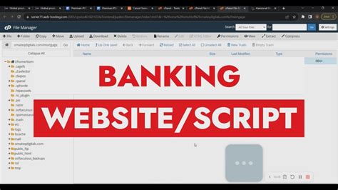 How To Install A Banking Script Using Phpjavascript In 2023 Youtube