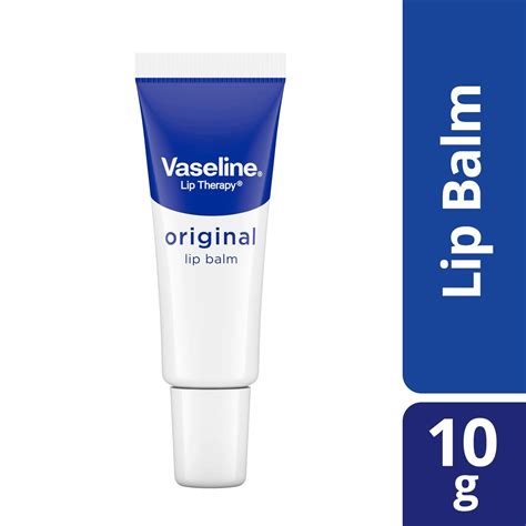 Vaseline Lip Therapy Lip Balm Original 10g Beauty Bounty