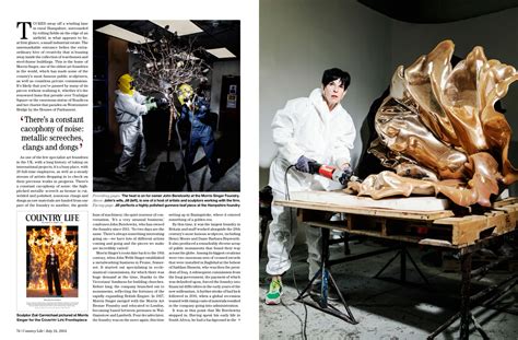 Morris Singer Foundry Feature In Country Life Magazine — Morris Singer Foundry