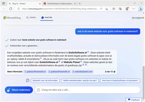 Je Kunt Nu Chatten Met Zoekmachine Bing Om Informatie Te Vinden Met AI