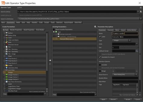 Python Rop Part 3 — Parameter Interface Build Eyevex