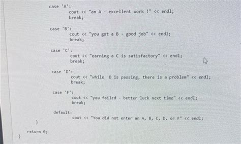 Solved This Program Illustrates The Use Of The Switch Chegg