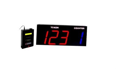India Seven Segment Wireless Token System At Unit In Kozhikode ID