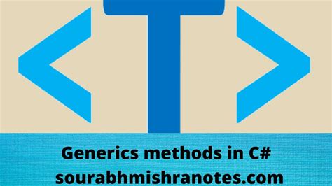 Generics Method In C Youtube