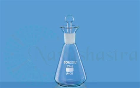Borosil Iodine Flask With I C Glass Stopper 100 Ml At ₹ 248 Piece In Hyderabad