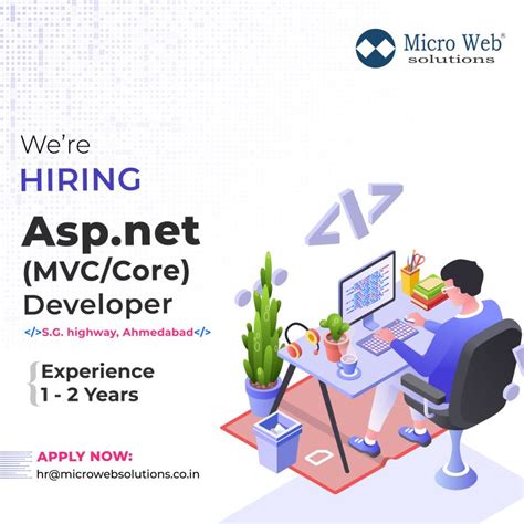 Ahmedabad Developer Jobopenings Aspdotnet Aspdotnetdeveloper Microweb Solutions