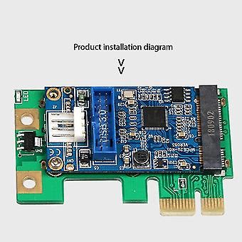 Pcie To Mini Pcie Adapter Card Efficient Lightweight And Portable Mini Pcie To Usb3 0 Adapter