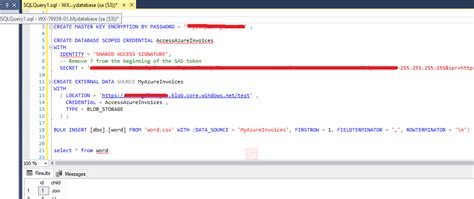 Sql Is There A Way Bulk Insert From Local Azure Blob Storage Stack Overflow