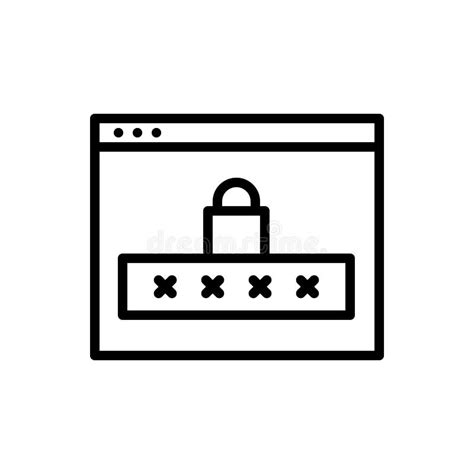 Password Icon Safe Code Icon Vector Illustration Stock Vector Illustration Of Design Website
