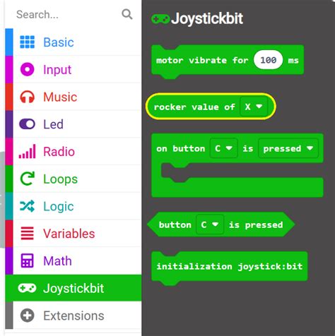 joysticks remote controller xgo lite v2 learn
