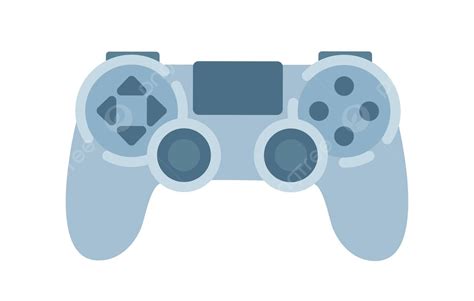 gamepad semi flat color vector object device fun entertainment vector
