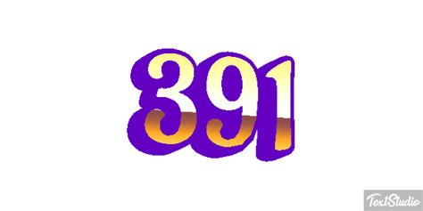 391 Number Animated  Logo Designs