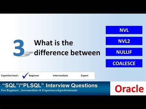 Whats The Difference Between The Nvl And Nvl2 Functions