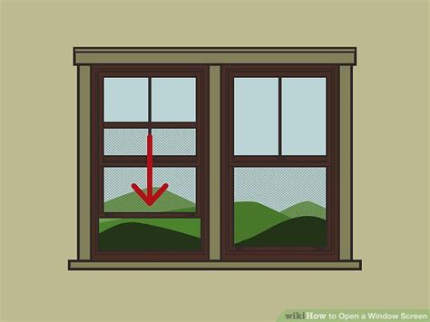 4 Ways To Open A Window Screen Wikihow