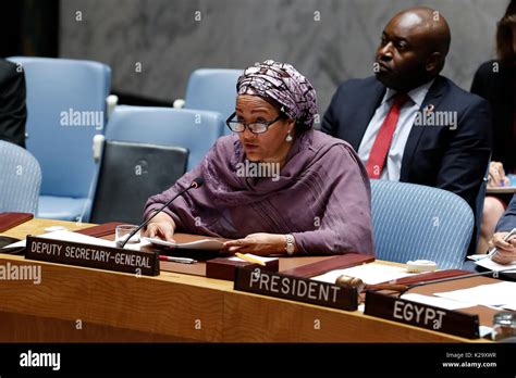 New York Usa 29th Aug 2017 United Nations Deputy Secretary General