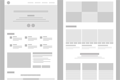 Desktop Wireframe Layout Mockup Creative Vip