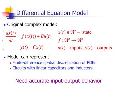 Ppt A Tbr Based Trajectory Piecewise Linear Algorithm For Generating Accurate Low Order Models