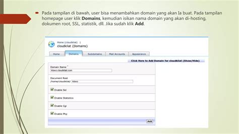 4 Langkah Langkah Install Kloxo PPT