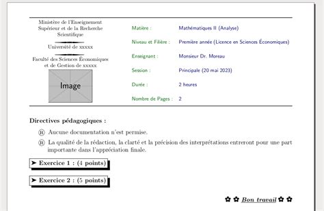 Tables Minimizing Extra Spaces In Exam Headers And Possible Improvements Tex Latex Stack