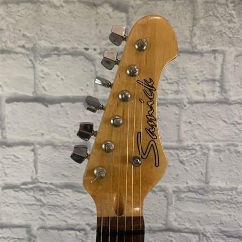 Samick Strat Copy Red Evolution Music