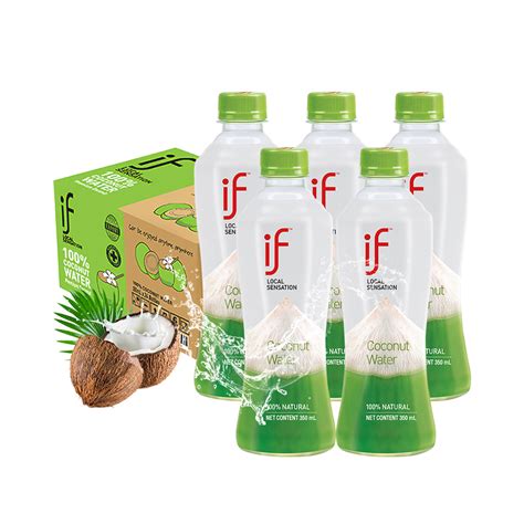 泰国if椰子水饮料350mlx6瓶