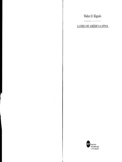 Mignolo Descargar Gratis Pdf Américas Civilización