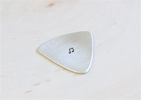 Aluminum Bass Triangular Guitar Pick With Musical Inspiration Nicis