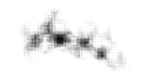 하프톤 연기 질감 흑백 점선 안개 구름 배경 만화와 팝 아트 스타일의 디자인 요소 흑백 그런 지 추상 벽지 벡터 0명에 대한