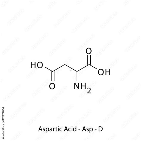 Structural Formula Of Aspartic Acid