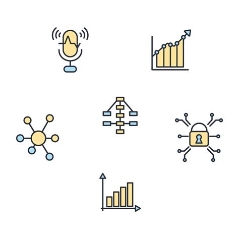 Machine Learning Icons Set Machine Learning Pack Symbol Vector Elements For Infographic Web