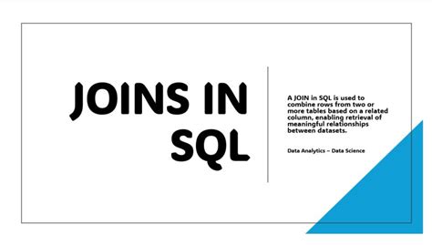 Sql Dataanalytics Sqljoins Datascience Database Mysql Happylearning Sneha Majumder