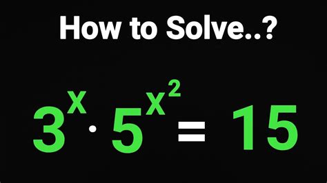 An Interesting Math Olympiad Exponential Problem Olympaid Mathematics Find The Value Of X
