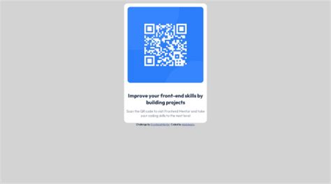 Frontend Mentor Qr Code Using Html And Css Coding Challenge Solution