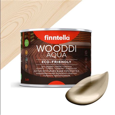 Вопросы и ответы о Антисептическая пропитка для дерева на водной основе Finntella Wooddi Aqua