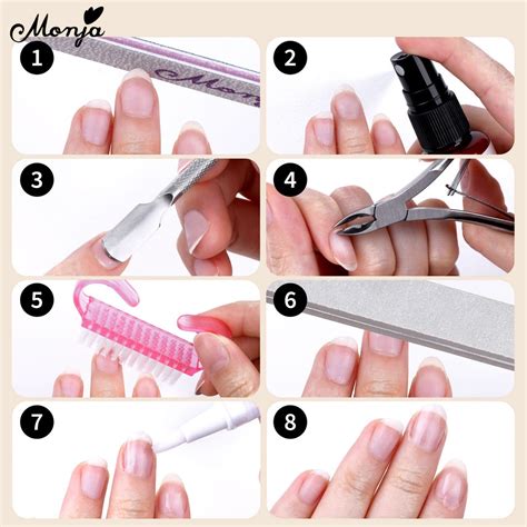 Monja Nail Cuticle Remover Kit Nail Tips Removal Nail Drill Machine Nail File Buffer Cuticle
