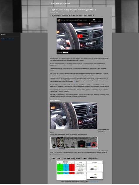 Adaptador Para El Mando Del Volante Renault Megane 1 Fase 2 Pdf