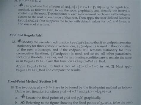 solved 10 te 11 2 17 the goal is to find all roots of