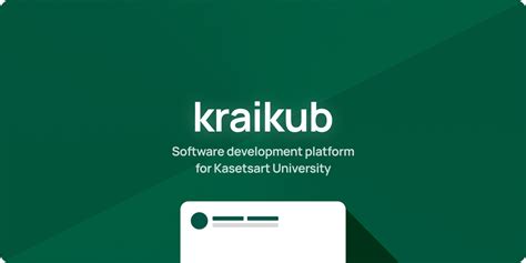 GitHub Kraikub Oauth Student OAuth Provider For Kasetsart University