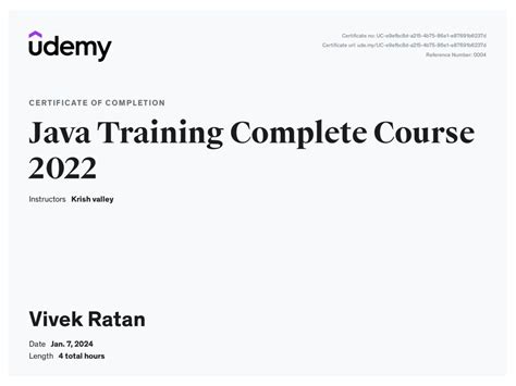 Completed Java Course On Udemy Vivekratan Shakya Posted On The Topic Linkedin