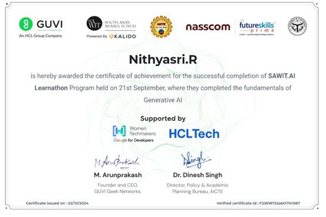 Guvi Learnathon Skillup Continuouslearning Milestoneachieved