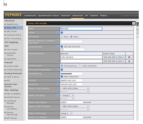 Issues With Peplink Ipsec Vpn Does It Only Supports Network To Network Connection With Cisco