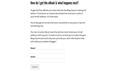 9 Newsletter Signup Form Tips Examples